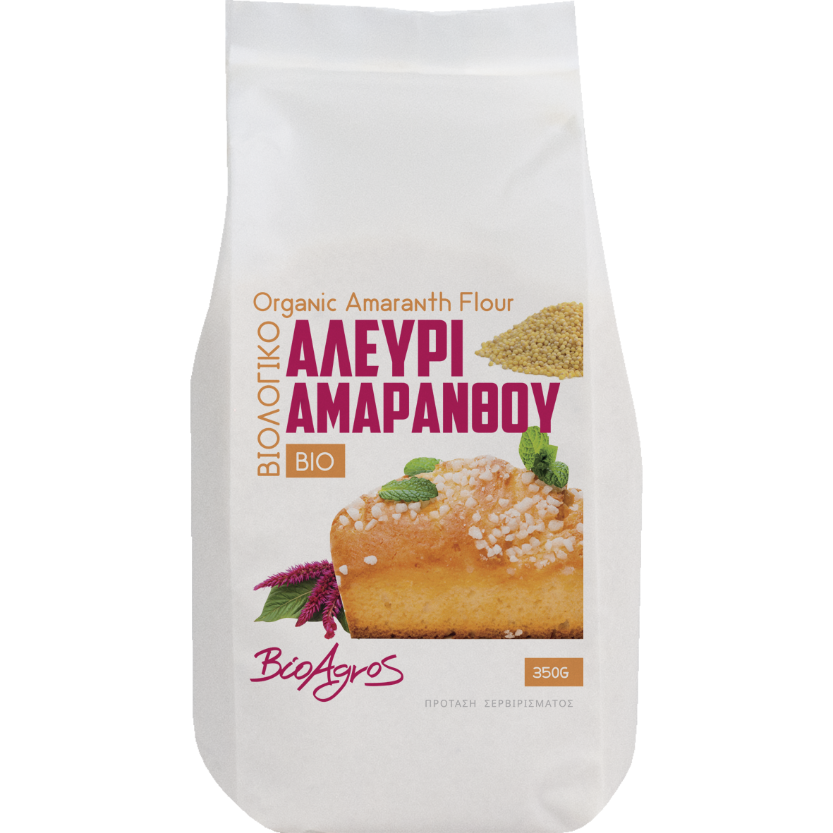 Βιολογικό αλεύρι αμάρανθου 350gr Βιοαγρός