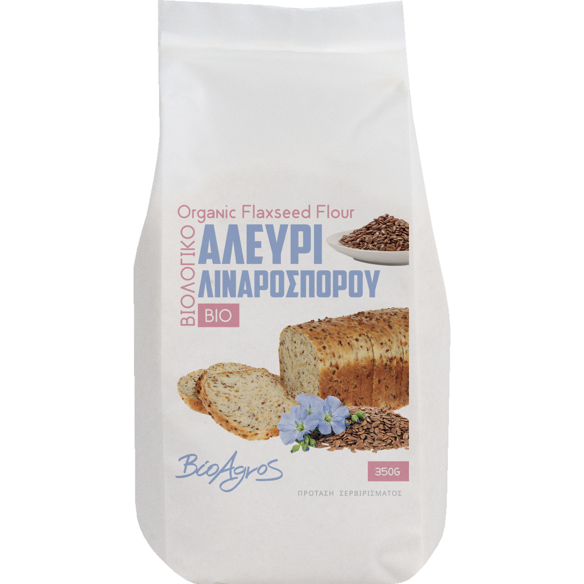 Βιολογικό αλεύρι Λιναρόσπορου 350gr Βιοαγρός