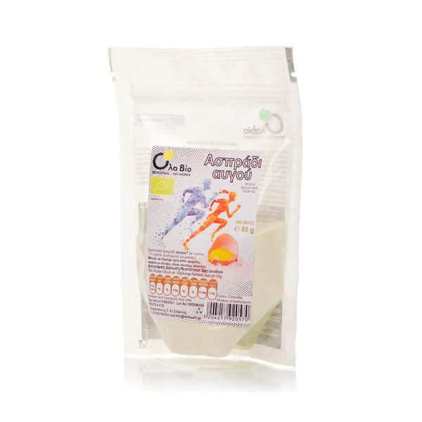 Βιολογικό ασπράδι αυγού (αλμπουμίνη) 50gr Ola Bio
