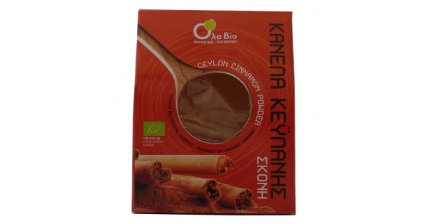 Βιολογική κανέλα Κευλανης σκόνη 50gr Ola bio