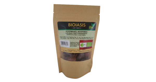 Βιολογικοί Χουρμάδες απύρηνοι 150gr Bioiasis