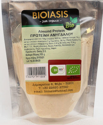 Βιολογική πρωτεΐνη Αμυγδάλου Almond protein 100gr Bioiasis