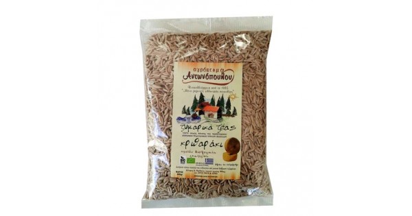 Βιολογικό κριθαράκι Ζέας (Δίκκοκο) 400gr Αγρόκτημα Αντωνόπουλου